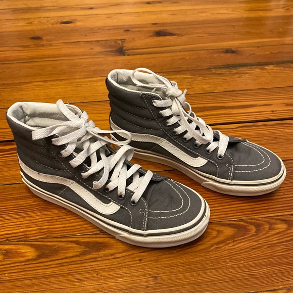 Vans | Shoes | Vans Sk8hi Gray | Poshmark